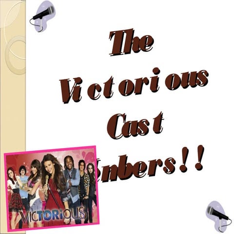 Victorious slideshow cast | PPT | Television | Entertainment