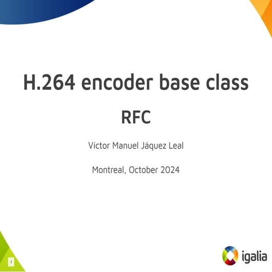 H.264 encoder base class RFC | PDF