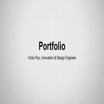 Victor Ruz portfolio | PPT