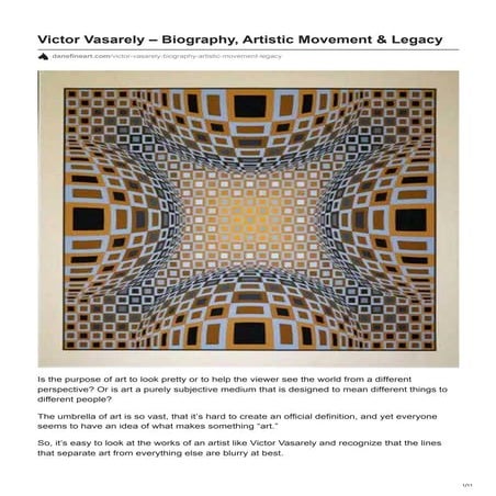Victor vasarely | PPT