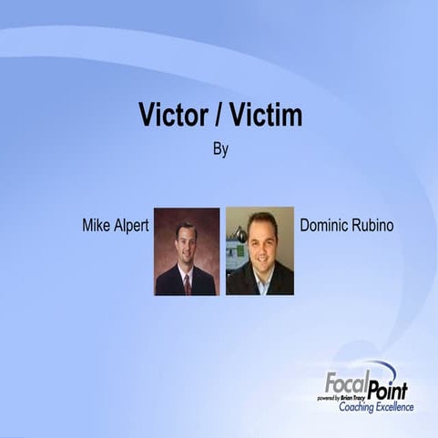 Victor/Victim | PPT