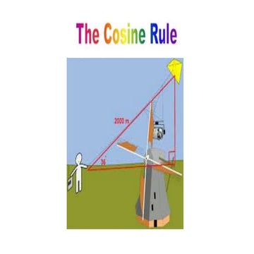 Cosine rule | PPTX