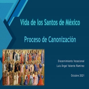 Proceso de Canonización | PPTX | Christianity | Religion & Spirituality