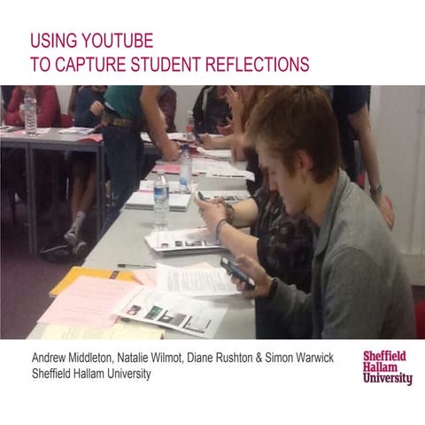 Using YouTube to capture student reflections | PPTX