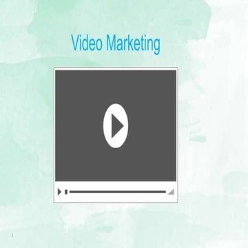 Video Marketing | PPTX