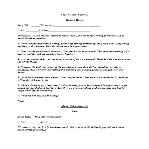 Video analysis | PDF