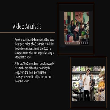Video analysis | PPT