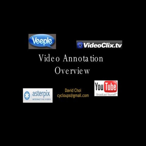 Video Annotation Overview | PPT