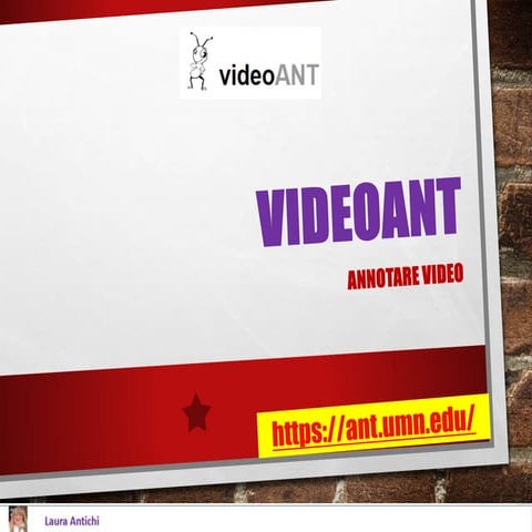 Videoant tutorial | PPT