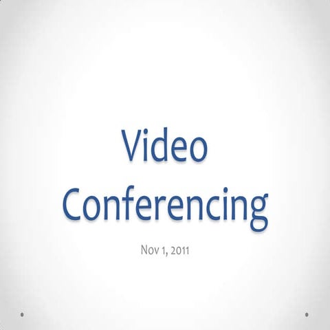 Video conference webinar | PPTX | Web Conferencing | Computer Software and Applications