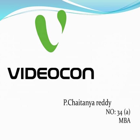 Videocon CRS | PPTX