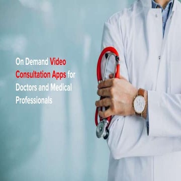 Video Consultation App for Doctors and Psychologists | PPTX