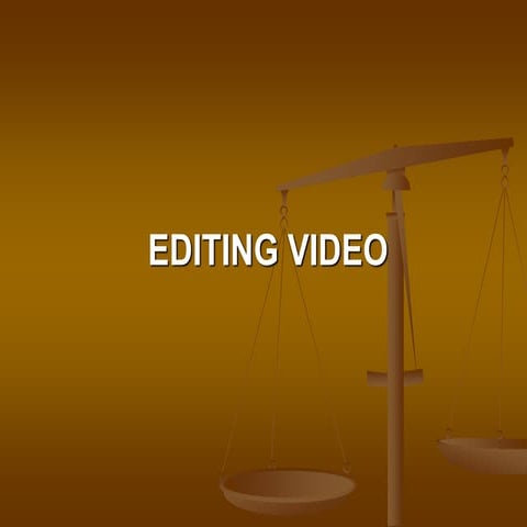 Video editing | PPT