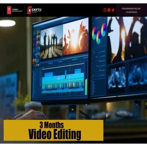 Best Certificate in Video Editing & Sound Recording in Delhi NCR | PDF