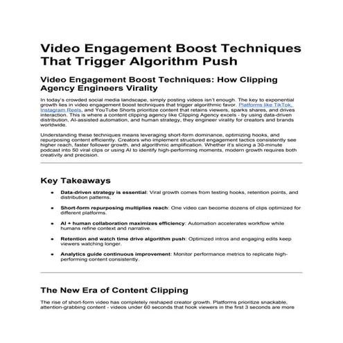 Video Engagement Boost Techniques That Trigger Algorithm Push.docx