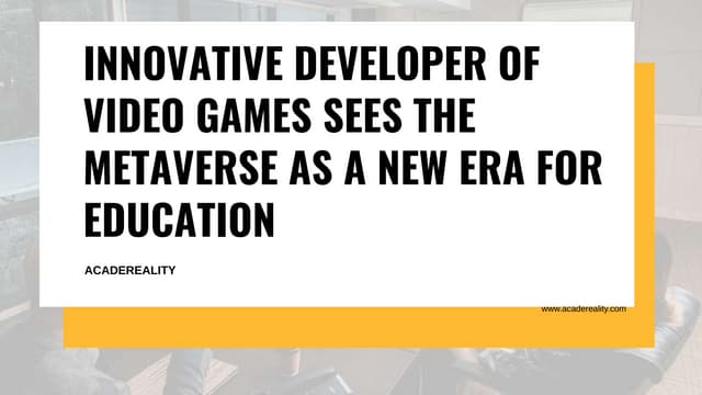 Metaverse Education Development | PPTX