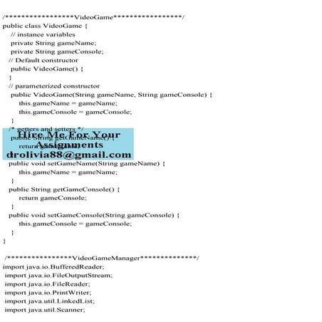 VideoGamepublic class VideoGam.pdf