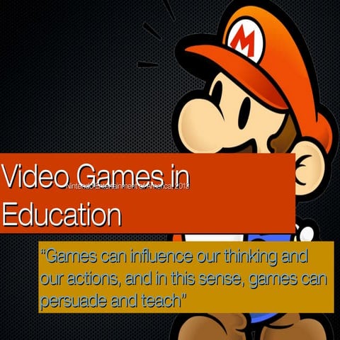 Video games | PPT | Educational Video Games | Video Game Genres