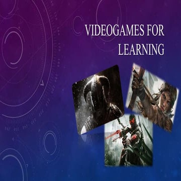 Videogames for learning | PPTX | Educational Video Games | Video Game ...