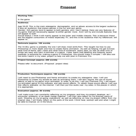 Adventure Project Proposal | DOCX