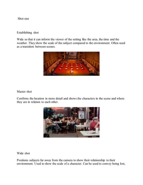 5 elements of mise en scene | PDF