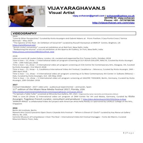 Videography vijay 2019 | PDF | Museums & Galleries | Attractions