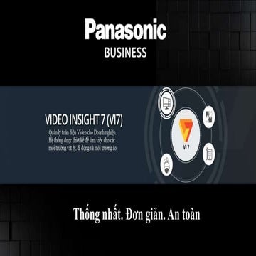 Panasonic Video insight 2019 | PPT