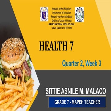 health presentation for grade 7 health (mapeh) | PPTX