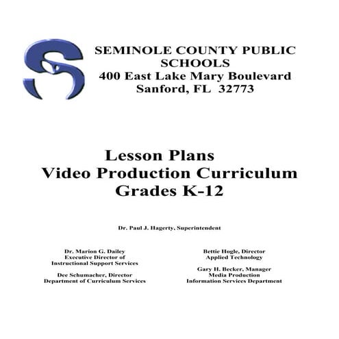 Video lessonplans | PDF