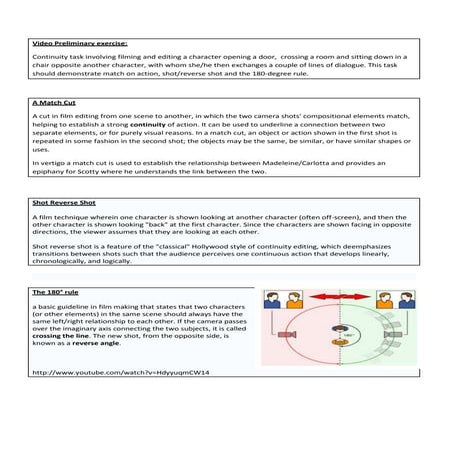 Video preliminary exercise | DOCX