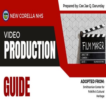 Video Production Guide: a simple guide for beginner video/film ...