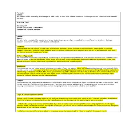 Video proposal | DOC