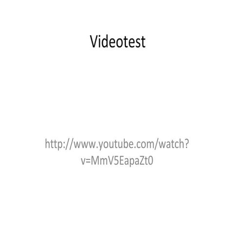 Videotest 2 | PPT