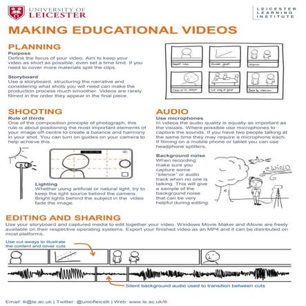 Video tips hand out | PPTX