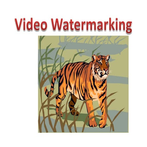Video watermarking | PPT