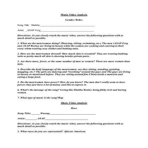 Video worksheet | PDF