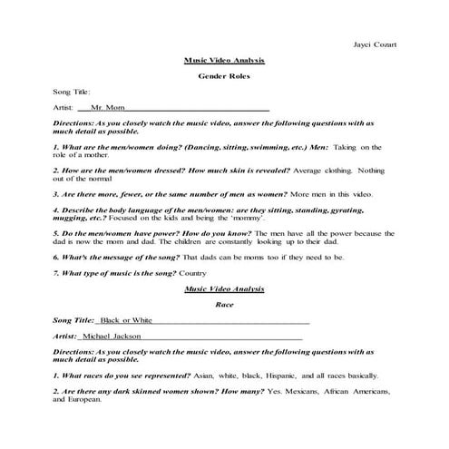 Video worksheet | PDF