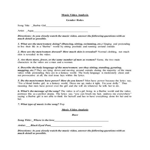 Video worksheet | PDF