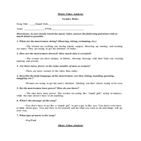 Video worksheet | PDF