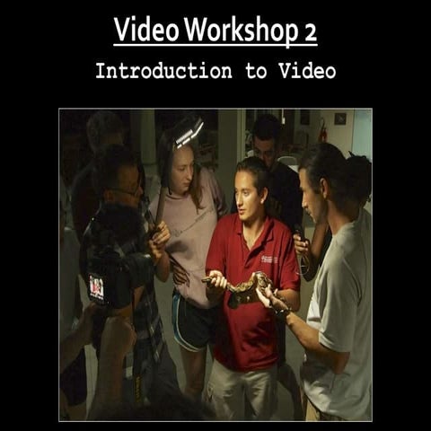 Video Workshop 2 2017 | PPTX