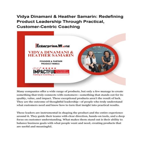 Vidya Dinamani & Heather Samarin_ Redefining Product Leadership Through ...
