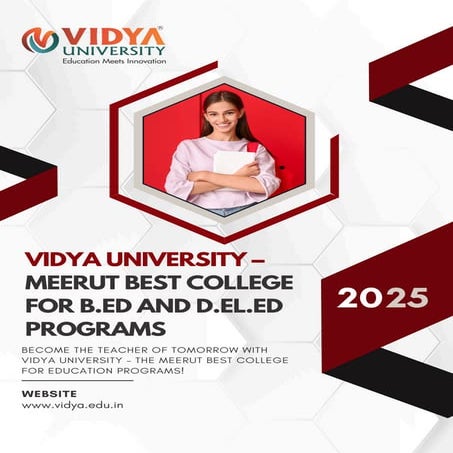 Vidya University – Meerut Best College for B.Ed and D.El.Ed Programs.pdf