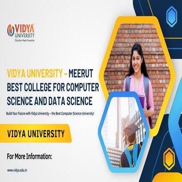 Vidya University – Meerut Best College for Computer Science and Data Science.pdf