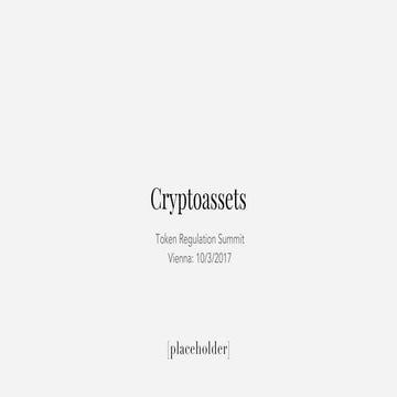 Cryptoassets from Chris Burniske/ARK/Placeholder | PDF