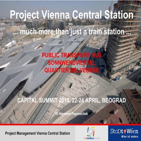 Vienna: Project Management Vienna Central Station | PPT