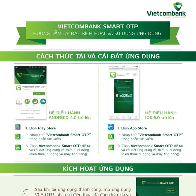 Vietcombank smart otp_hdsd | PDF