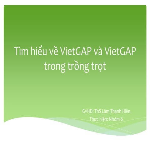 VietGAP | PPTX