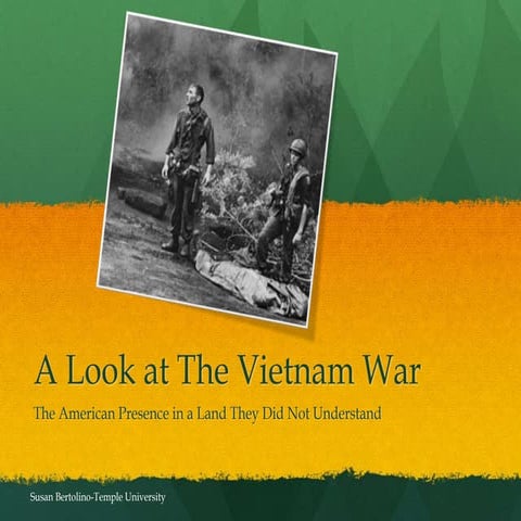 A Look At The Vietnam War | PPTX