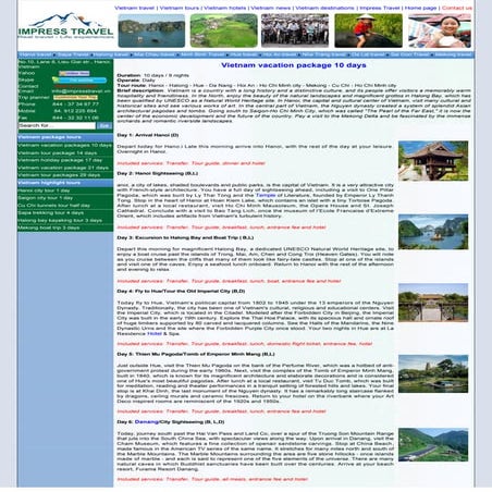 Vietnam Package Tour Vietnam Tour Vietnam Travel | PDF