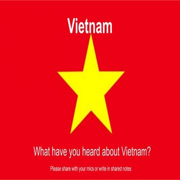 Vietnam presentation for intercultural communications class | PPT